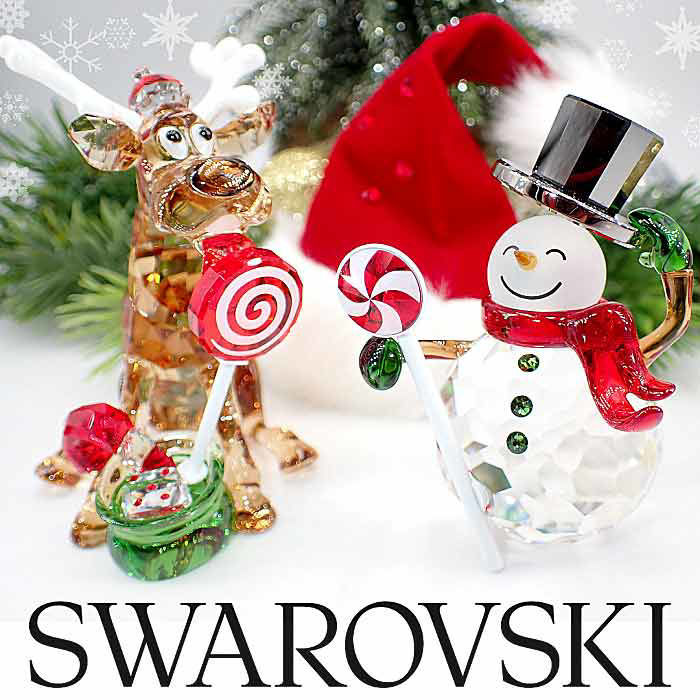 Swarovski figurer Holiday Cheers Dulcis Snowman | Gullsmed Aas