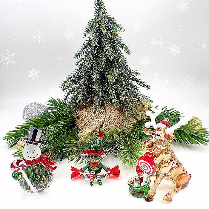 Swarovski figurer Holiday Cheers Dulcis Snowman | Gullsmed Aas