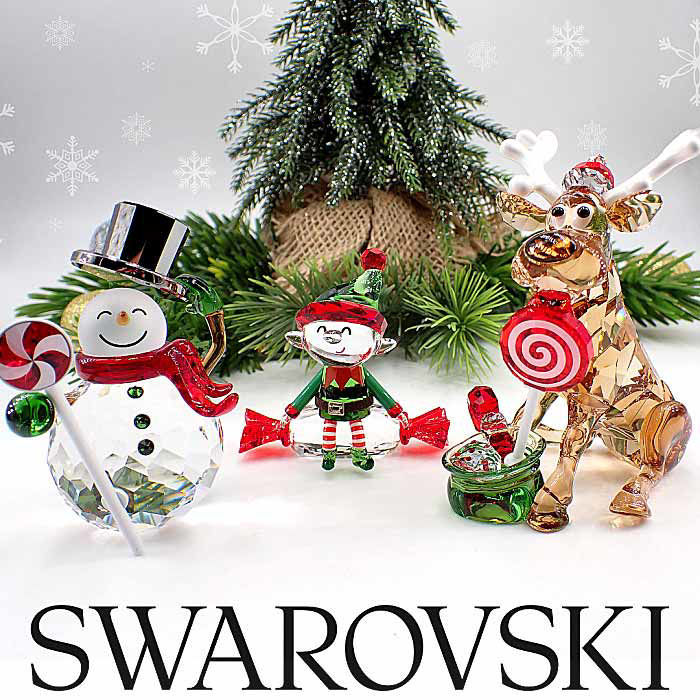 Swarovski figurer Holiday Cheers Dulcis Snowman | Gullsmed Aas