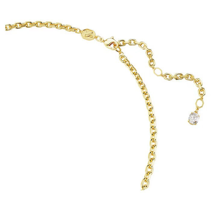 Swarovski collier Imber Octagon cut, Pink, Gold-tone plated | Gullsmed Aas