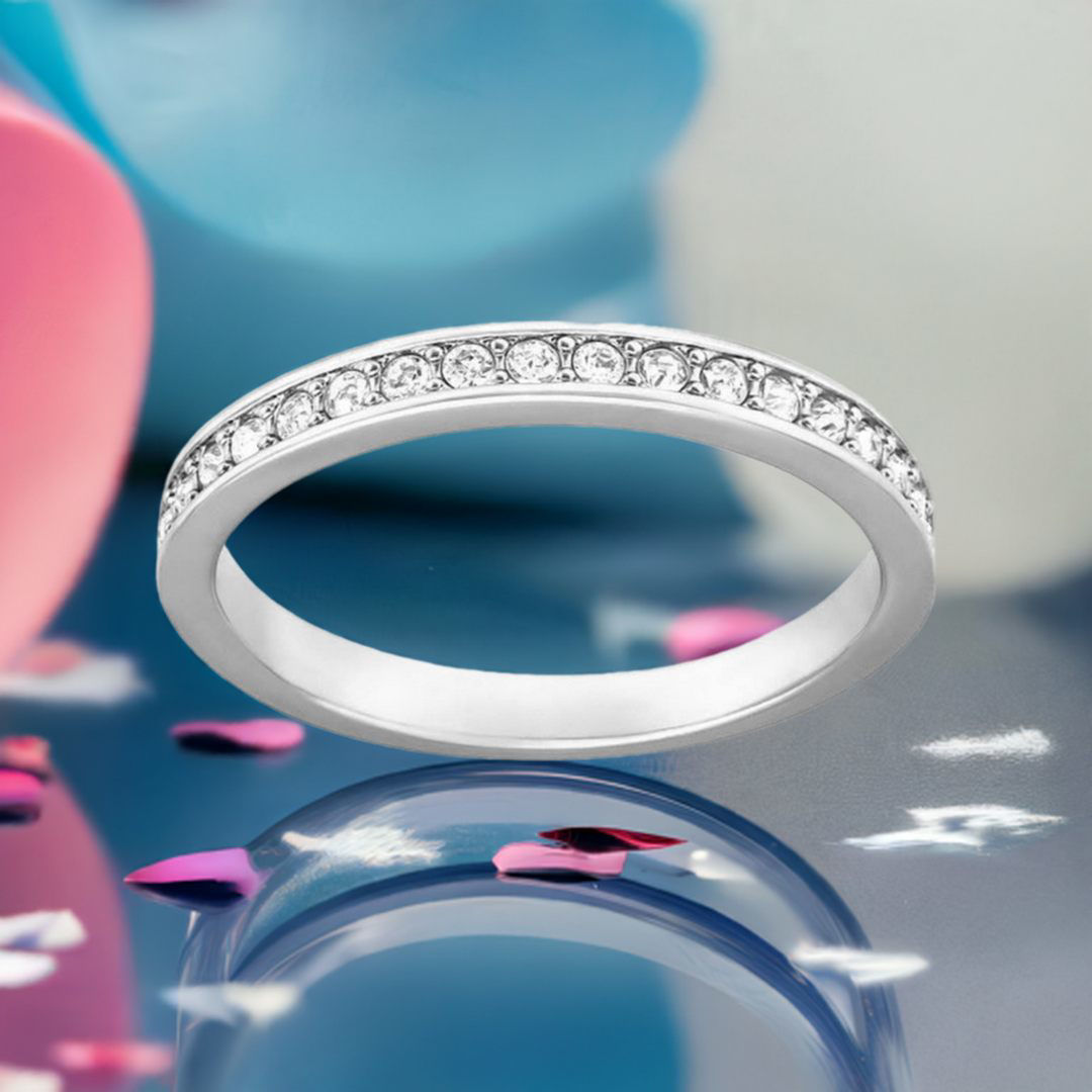 Swarovski Rare ring White, Rhodium plated | Gullsmed Aas